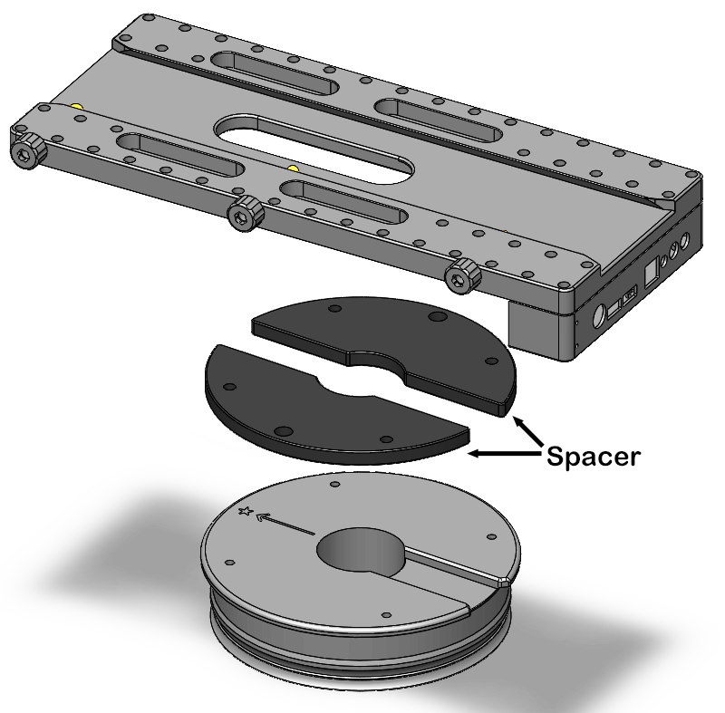 Paramount MyT Dec Axis to Versa-Plate Spacer – Cloud Break Optics
